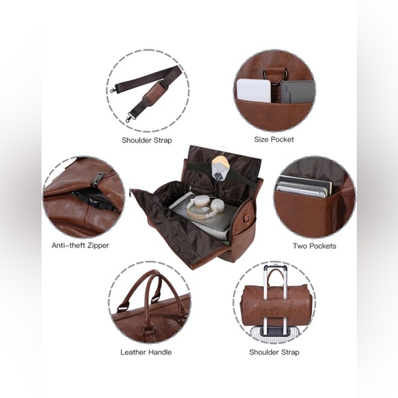 Bags | Seyfocnia Convertible Travel Garment Bagcarry On Garment Duffel ...